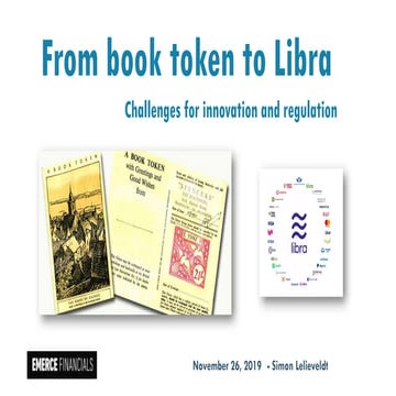 From book token to Libra: challenges for innovation and regulation | PPT