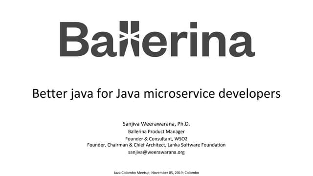 Java Colombo Meetup The Better Java For Java Microservices Developers Ppt 8969