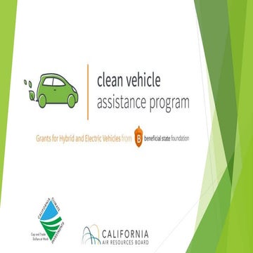 Clean Vehicle Assistance Program, Jhana Valentine | PPT