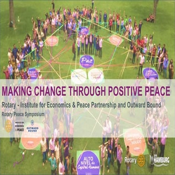 Making change through positive peace | PPTX