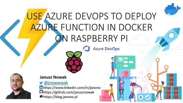 Use Azure Devops To Deploy Azure Function In Docker On Raspberry Pi