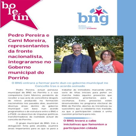 Voceiro BNG O Porriño outubro 2019 | PDF