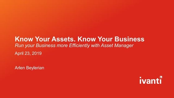 IT Asset Management (ITAM) - Hardware Asset Management (HAM) | PPT