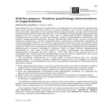 2019 joop call-positive_interventions_may2019 | PDF