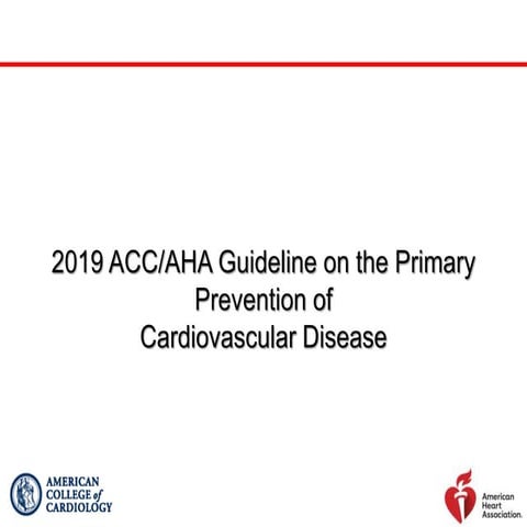 2019 cardio vascular disease prevention-guidelines | PPT