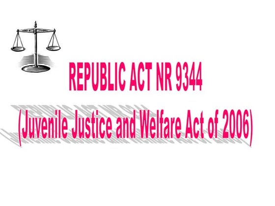 6 ra 10630 amending ra 9344 | PPT | Adoption and Fostering | Parenting