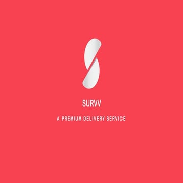 SURVV Sales Kit Food Delivery & Others | PPT