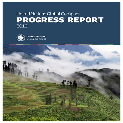 2019 UN Global Compact Progress Report SDGs | PDF