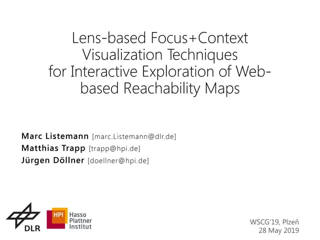Lens Based Focus Context Visualization Techniques Ppt