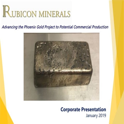 Rubicon Minerals 2018 Fact Sheet | PDF