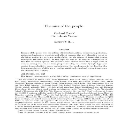 Enemies of the People | PDF