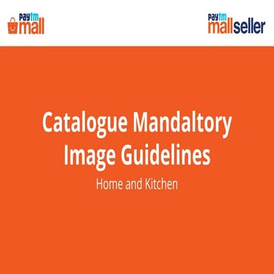 Image guidelines - Home and Kitchen | PDF