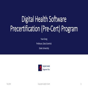 20190217 digital health software precertification (pre cert) program ...