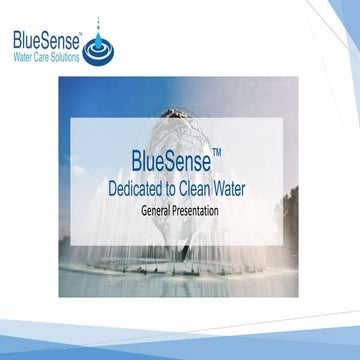 BlueSense General Presentation | PPTX