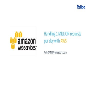 [Relipa Software] Giới thiệu về AWS - Áp dụng xây dựng website 1M ...