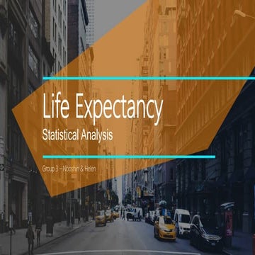 Identify factors affecting life expectancy using R | PPTX