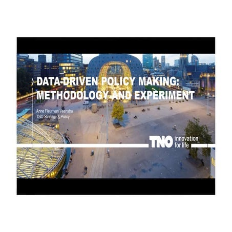 BDVe Webinar Series - Big Data for Public Policy, the state of play - Data-driven policy making ...