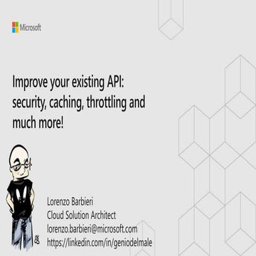 Azure API Management: improve your existing API | PPTX