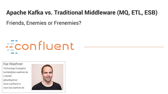 Apache Kafka vs. Integration Middleware (MQ, ETL, ESB) | PPT Apache Kafka vs. Integration Middleware (MQ, ETL, ESB) | PPT