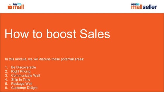 Boost your sales | PPT