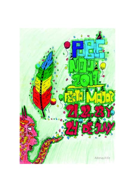 Programa Festa Major de Can Llong | PDF