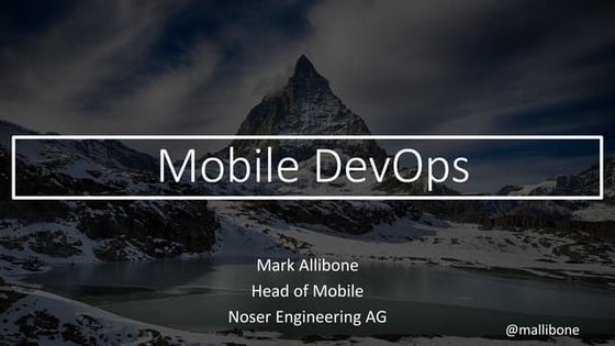 Connect(); 2016 Recap - Xamarin & Mobile | PPTX