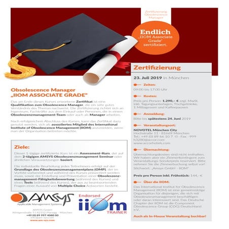 AMSYS Life Cycle Management (LCM) Client - Obsolescence Management ...