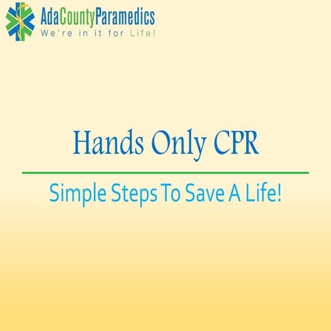 2019 07 hands only cpr updated | PPTX