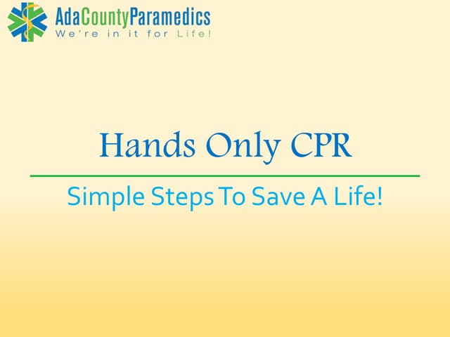 First Aid & CPR | PPT