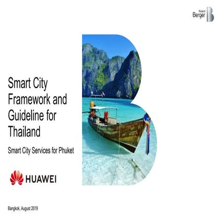 Smart City Framework and Guideline for Thailand | PPTX