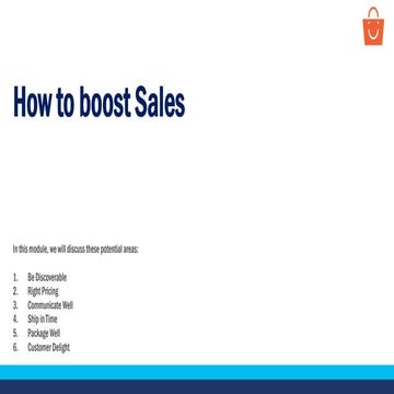 online how to boost your sales | PDF | Logistics | Business