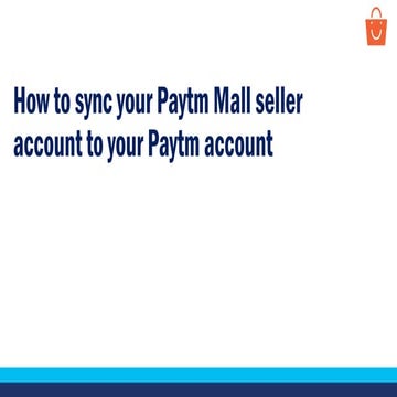 online migration to paytm account | PPT