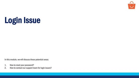 Login issue | PPT