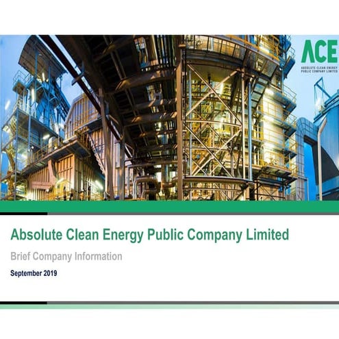 Absolute Clean Energy Public Company Limited (ACE) | PDF