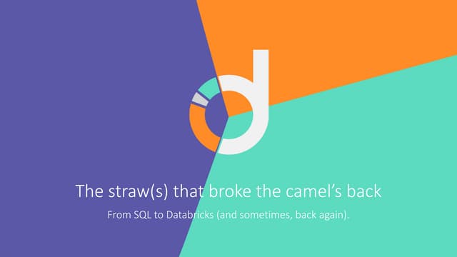 Relational Database To Apache Spark And Sometimes Back Again Ppt