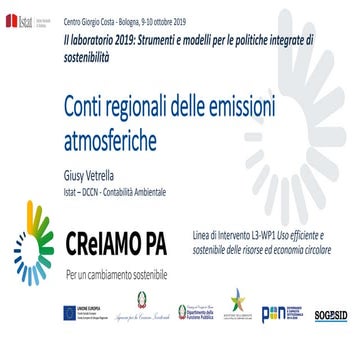 2019 10 09 conti regionali delle emissioni atmosferiche | PDF
