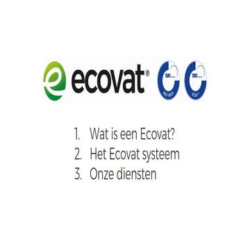 Ecovat seasonal thermal energy storage