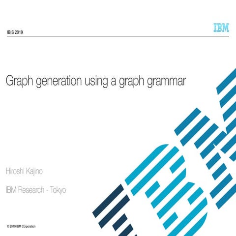 Graph generation using a graph grammar | PDF