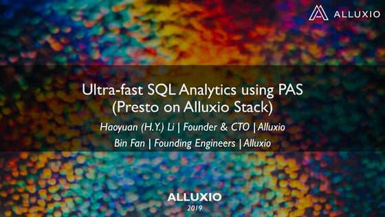 Presto on Alluxio Hands-On Lab | PPT