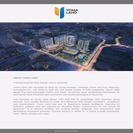 Yoma Land | Corporate Factsheet | PDF