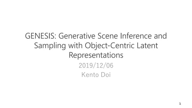 Genesis Generative Scene Inference And Sampling With Object Centric 5842