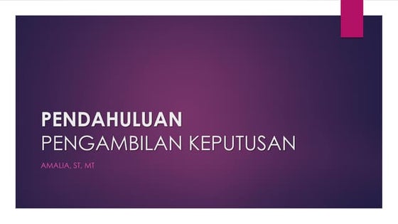 Metode usg urgensi_seriousness_growth | PPT