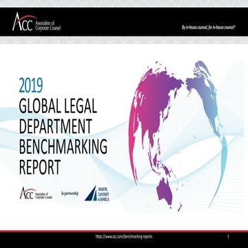 2019 ACC benchmarking slide deck | PPT