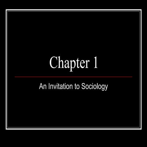 2019_Chapter_1_Sociology from some school | PPT