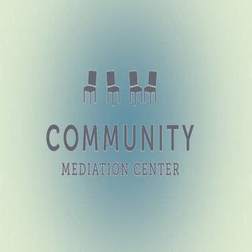 Community Mediation Center Knoxville | PPT