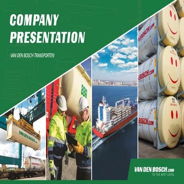 Company Presentation | Van den Bosch 2019 | PDF