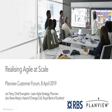 Realizing Agile at Scale with Planview | PDF