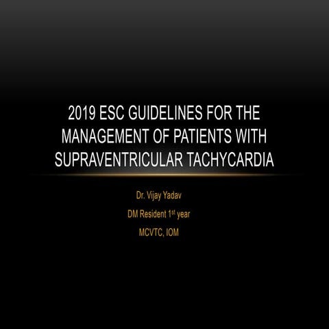2019 esc guidelines for the management of patients | PPTX