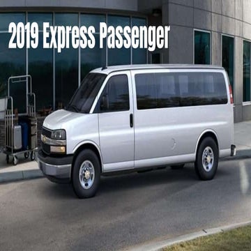 All New 2019 Chevrolet Express Passenger Van for 12 – 15 Passengers ...
