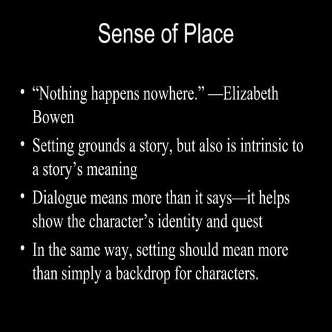 Fictional Places | PPT